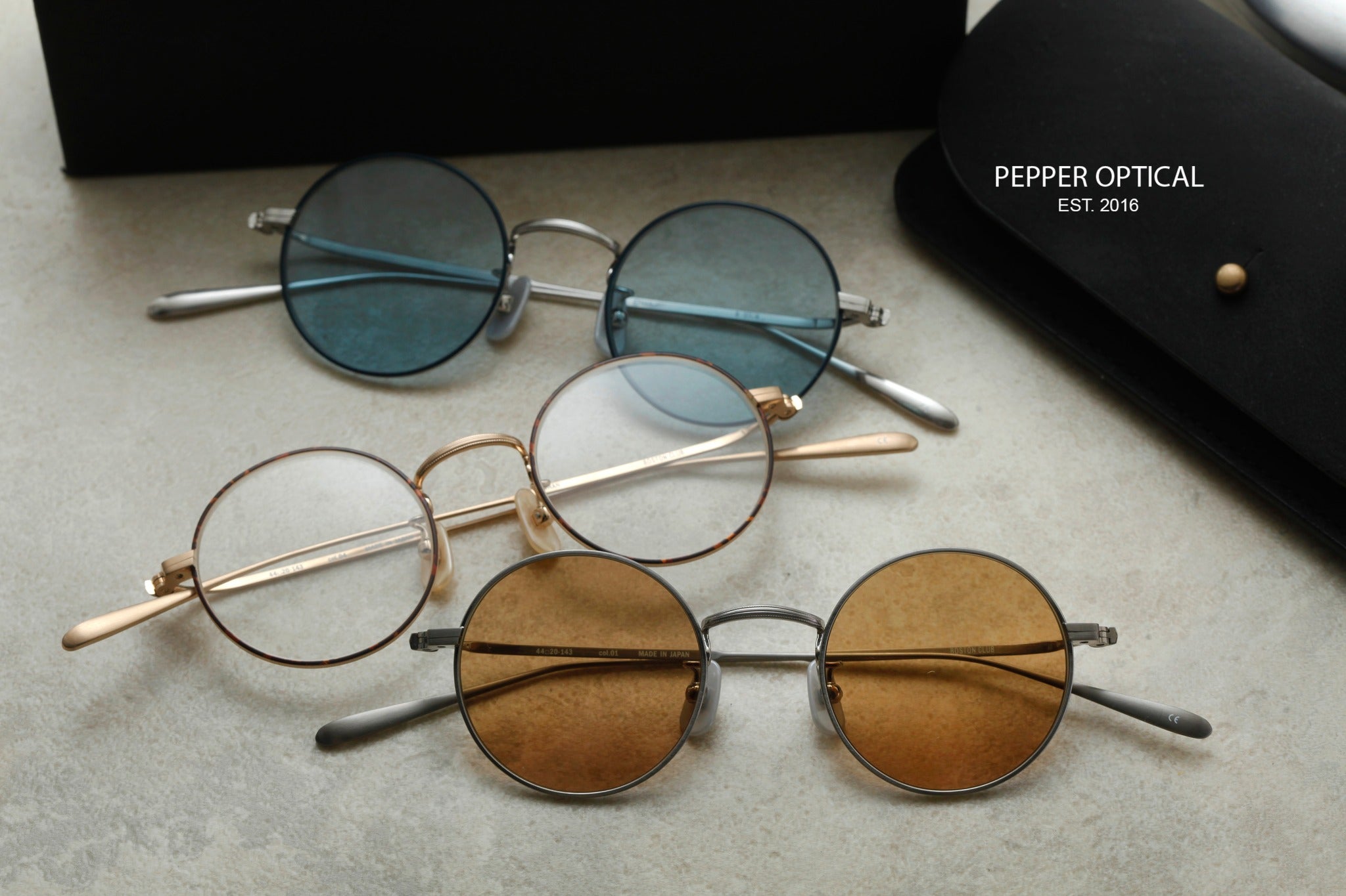 Boston Club Ethan 鈦式圓鏡 – PepperOptical